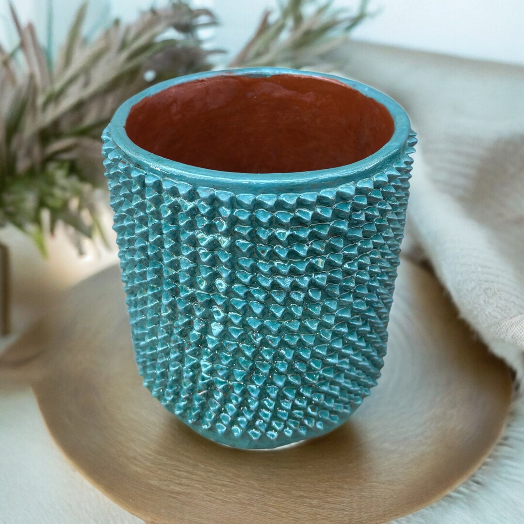 Flower Planter Pot Glazed Michoacán México Handcrarted by Artisans ...