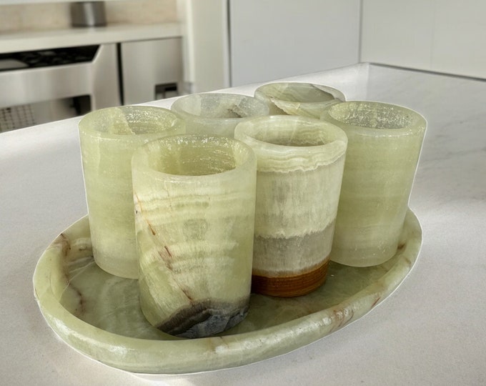 Luxury Tequila Shot Glass, Onyx Stone Puebla Mexico Shot Glasses, Unique Shot Glasses Ss Father ...