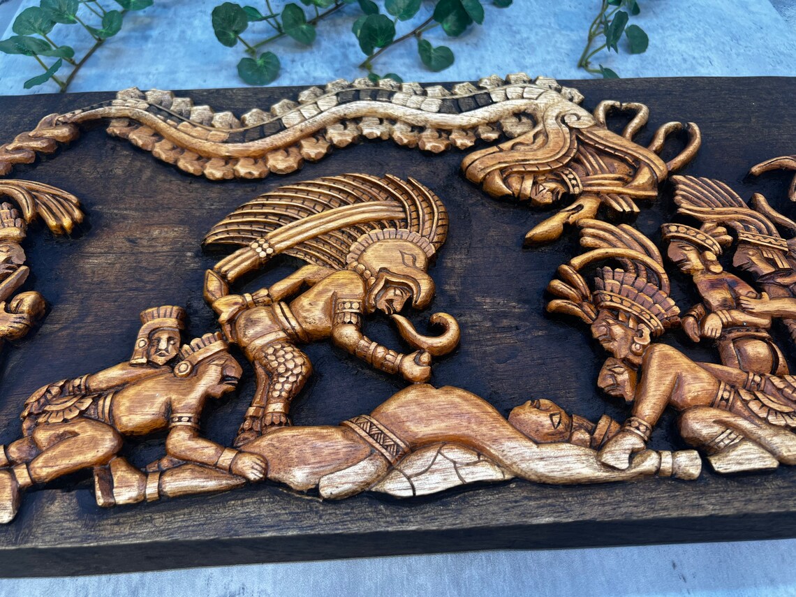 Aztec Art, Mayan Art, Mexican Painting, the Sacrifice, Prehispanic ...