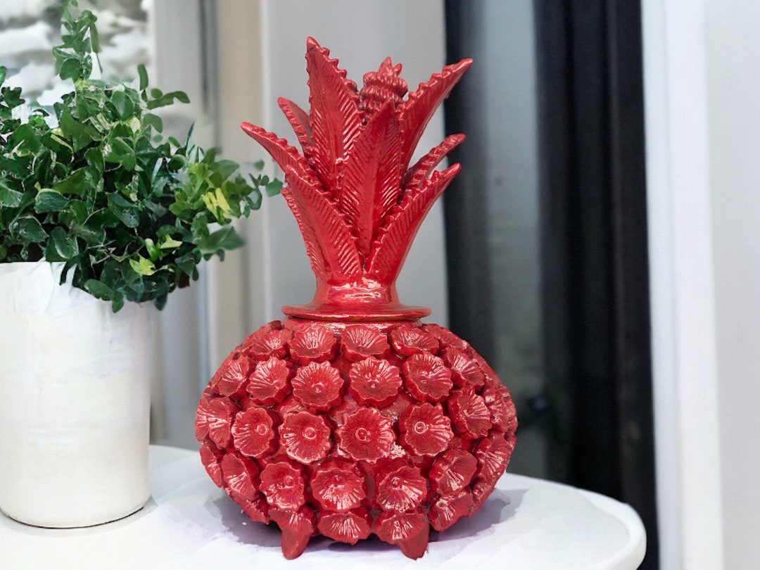 Mexican Pottery, Pineapple Decor, Mexican Decoration, Pineapple ...