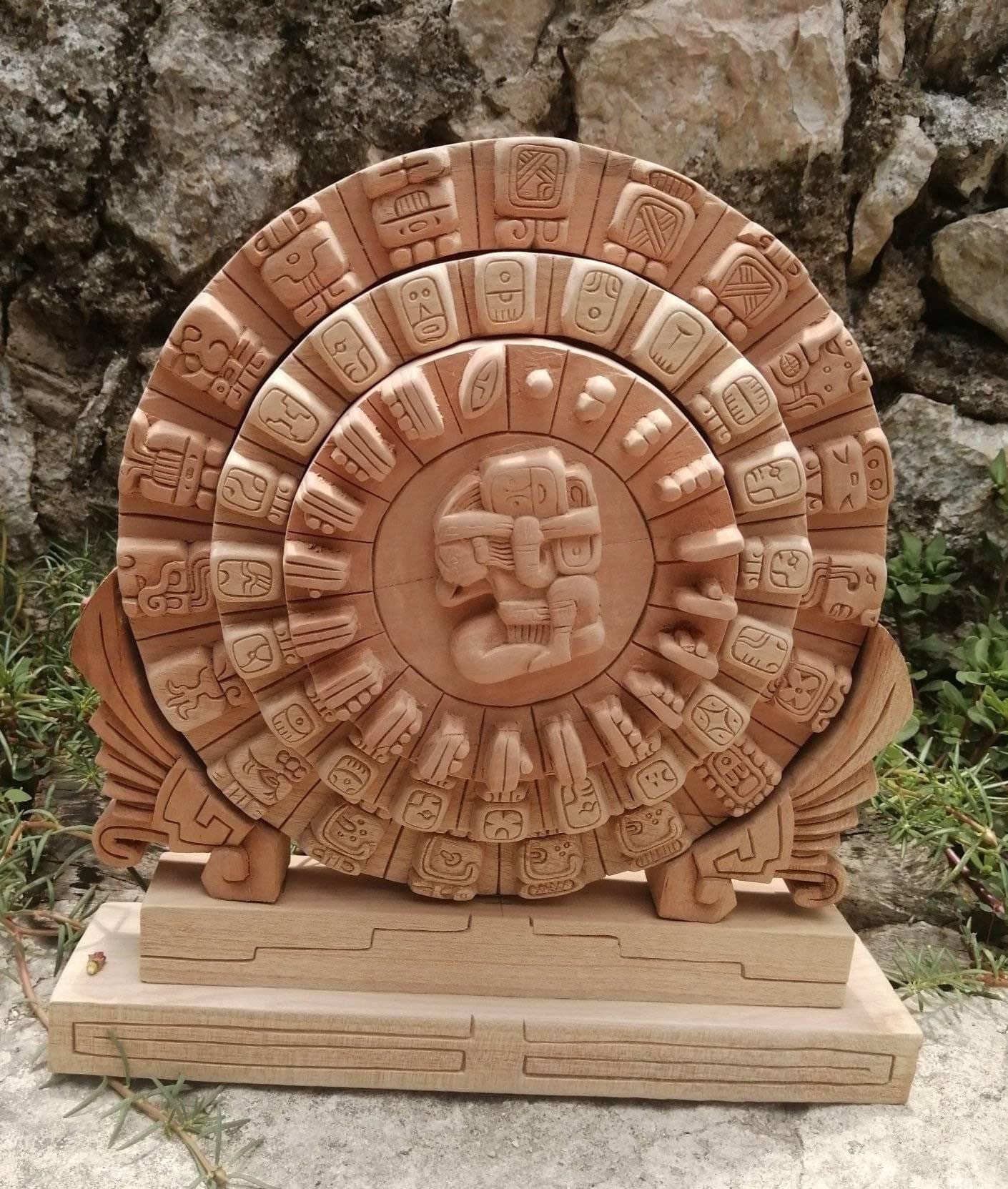 Prehispanic Perpetual Calendar, Mayan Art, Mayan Calendar, Mexican ...