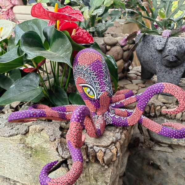 Wooden Octopus - Etsy