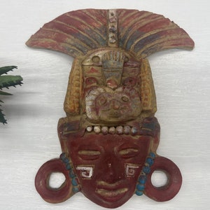 Zenteotl Mask, Lord of the Cobs Handcraft Mexican Culture Home Decor ...