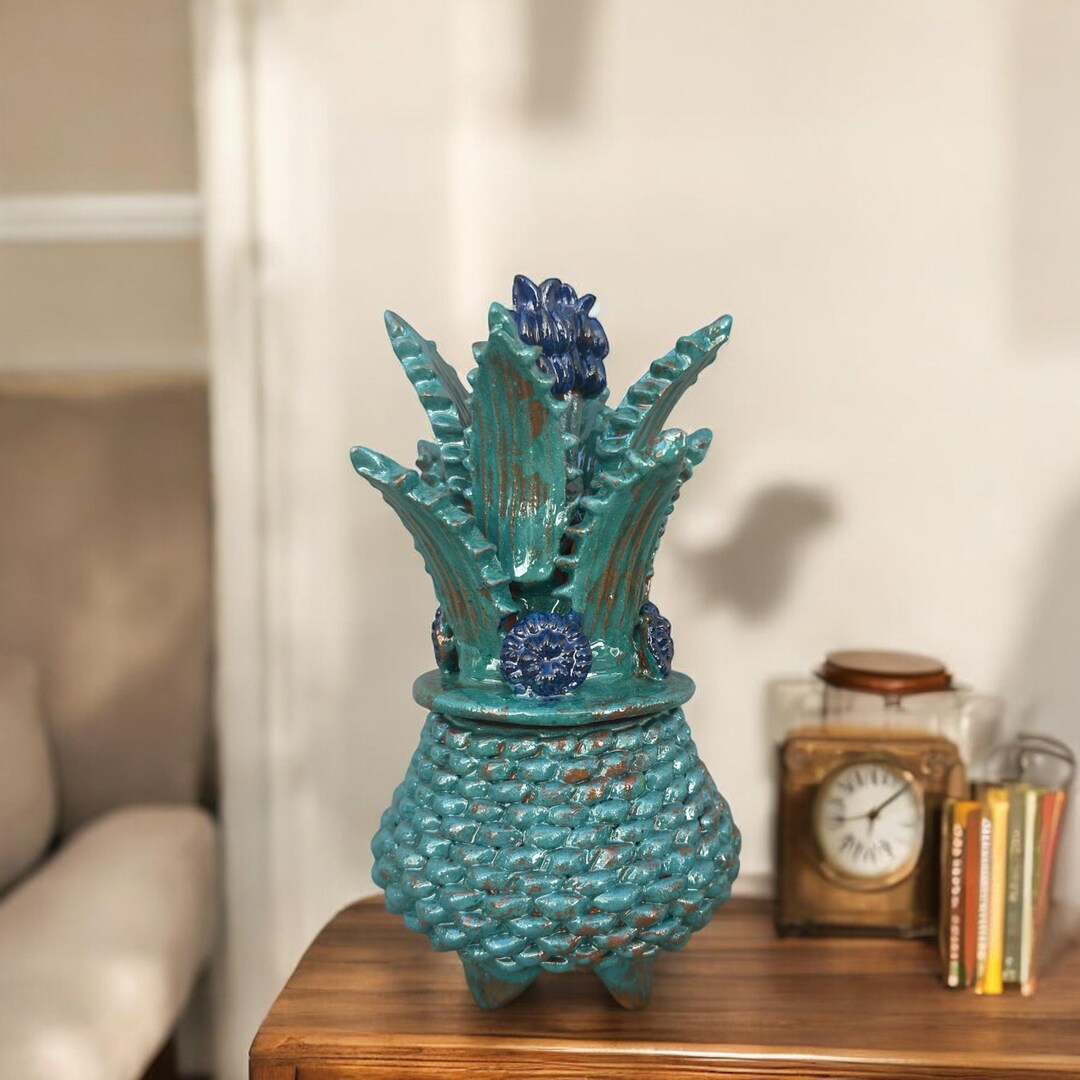 Mexican Pottery, Pineapple Decor, Mexican Decoration, Pineapple ...