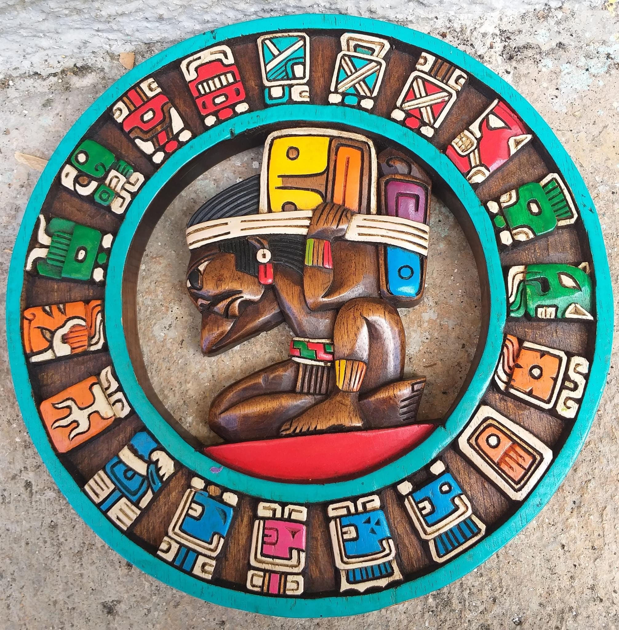Arte Maya Prehispánico, Calendario Maya, Pintura Mexicana, Talla en ...
