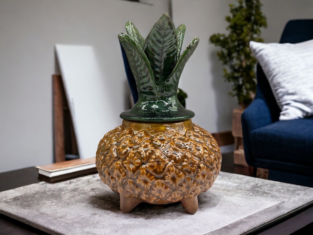 Mexican Pottery, Pineapple Decor, Mexican Decoration, Pineapple ...