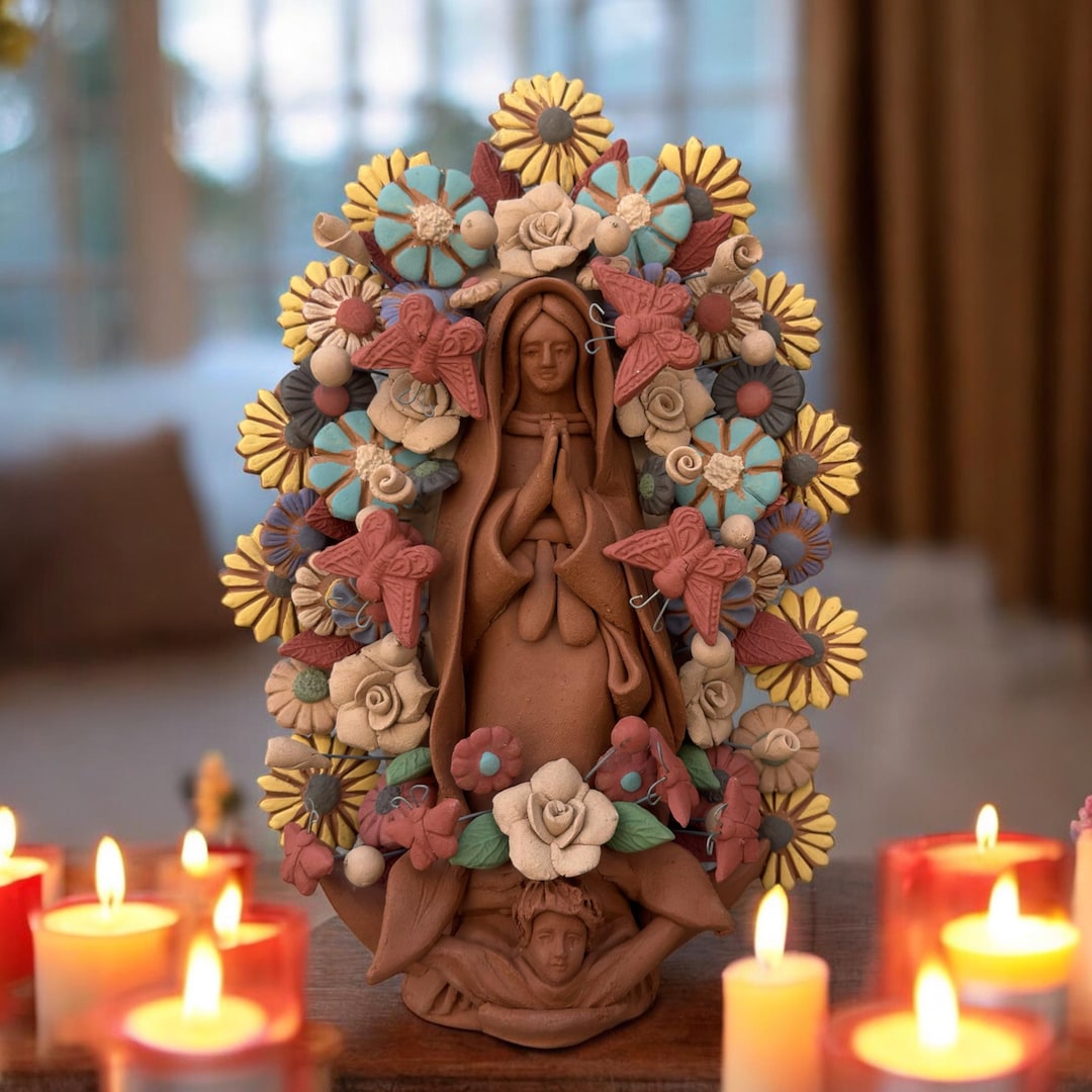 Virgen De Guadalupe Michoacán México, Mary Virgin Home Decoration, Mary ...