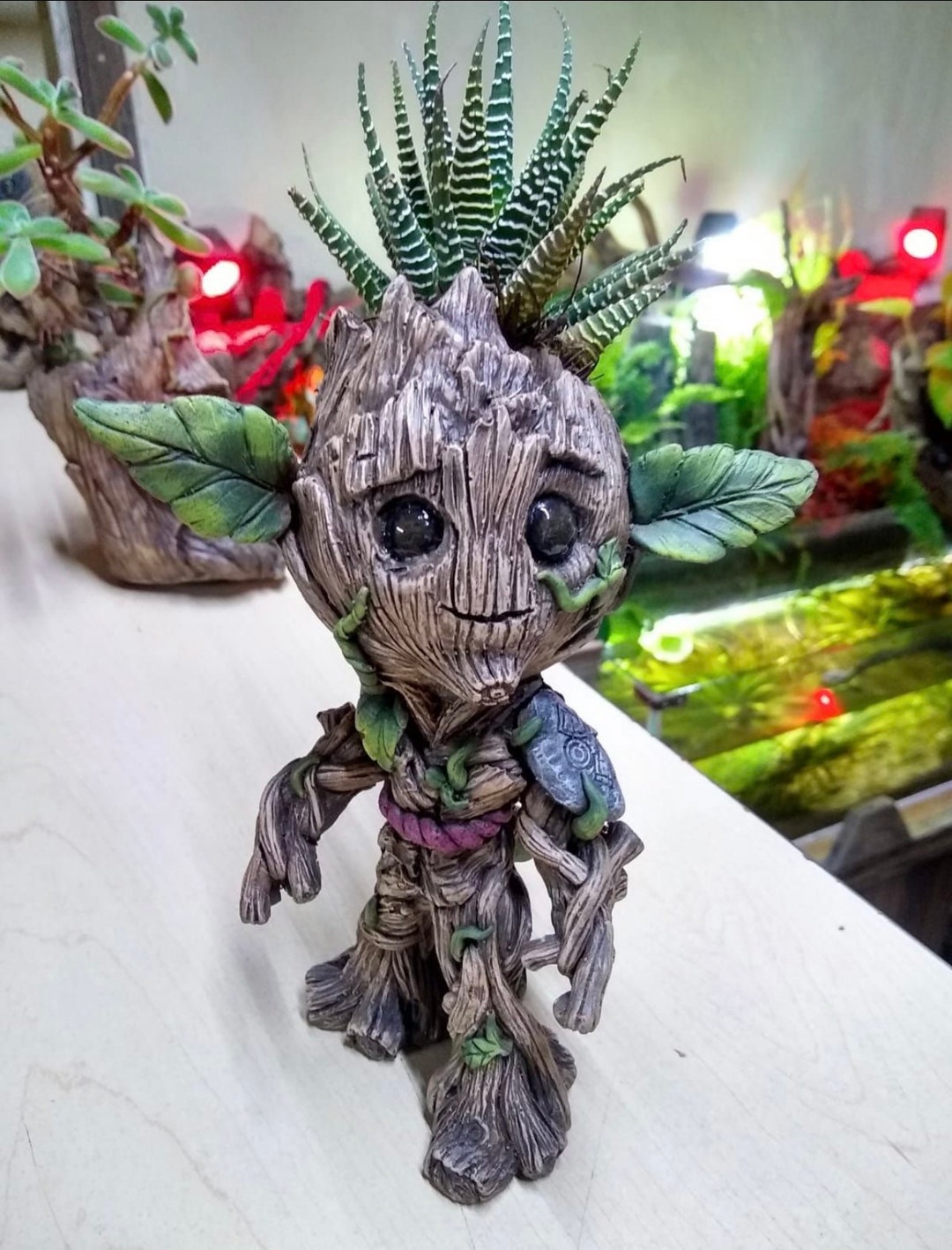 As Groot Planter Sculpture for Flowers Cactus and Succulent - Etsy