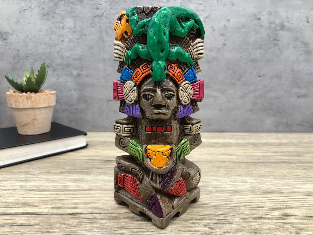 Mexican Folk Art Mayan Art Mayan Decor Prehispanic Mexican - Etsy