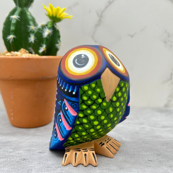 Mexican Folk Art Owl - Etsy