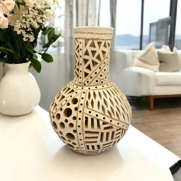 Jarrones de barro mexicanos - Etsy México