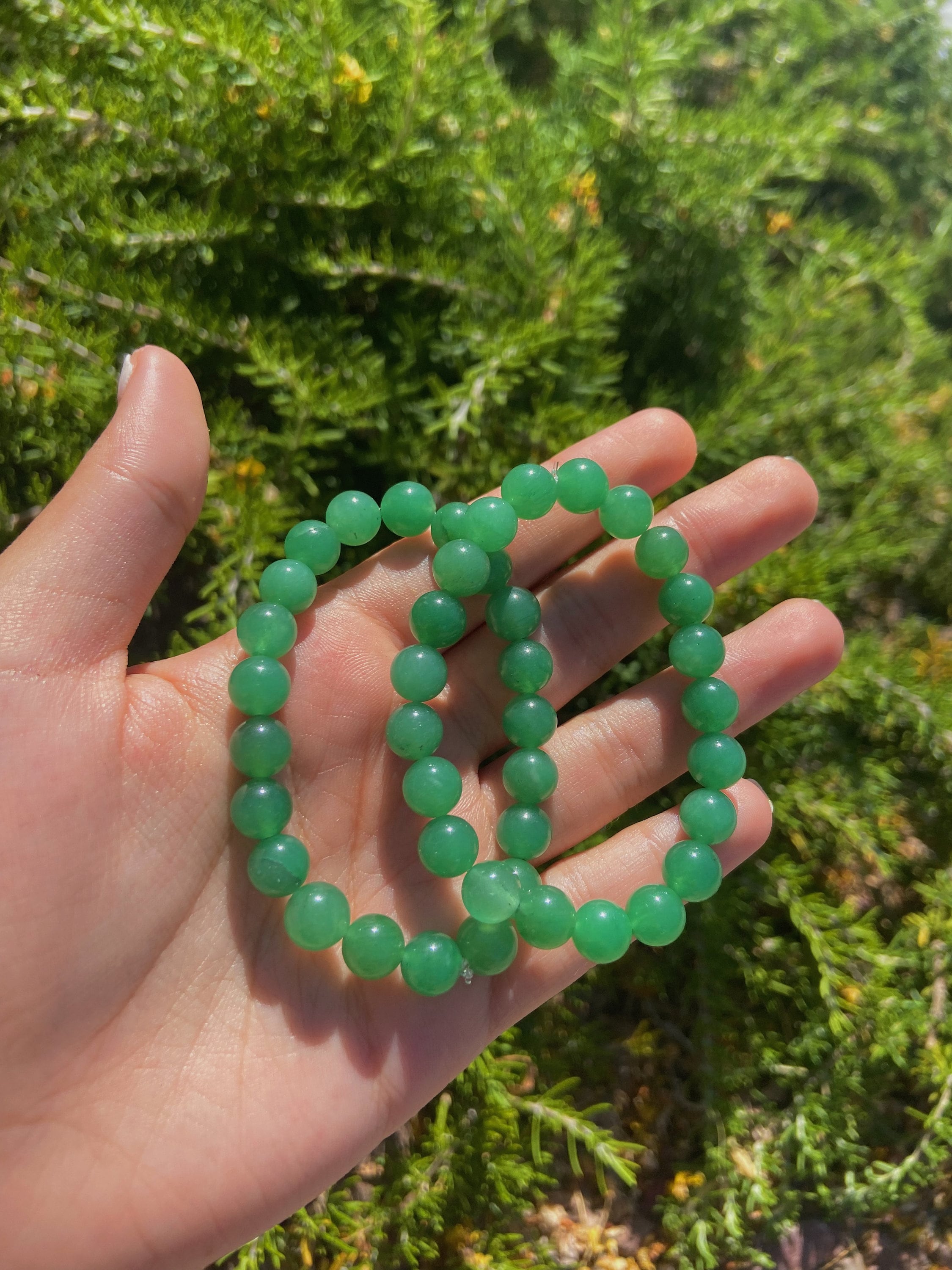 Adjustable Healing Crystal Bracelets 8mm Genuine Crystal | Etsy