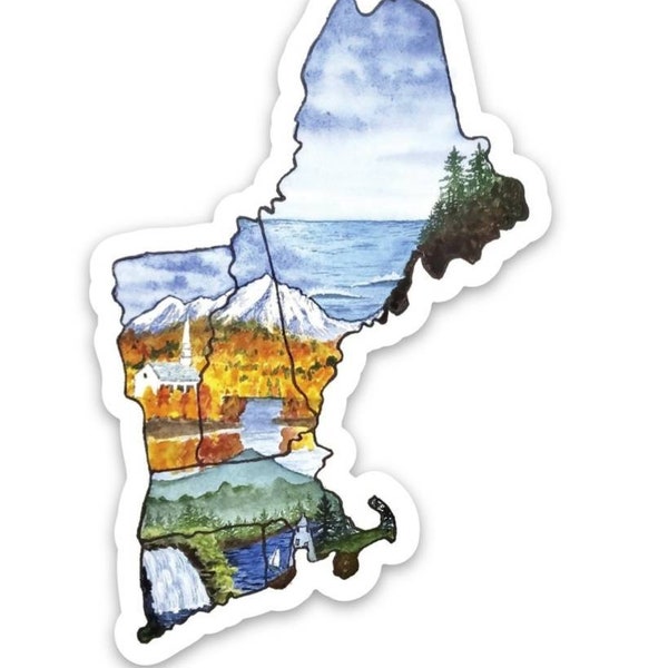 Maine Bumper Sticker - Etsy