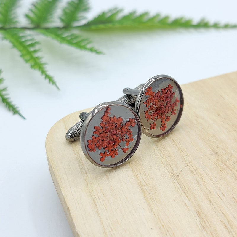 Orange Cufflinks - Etsy