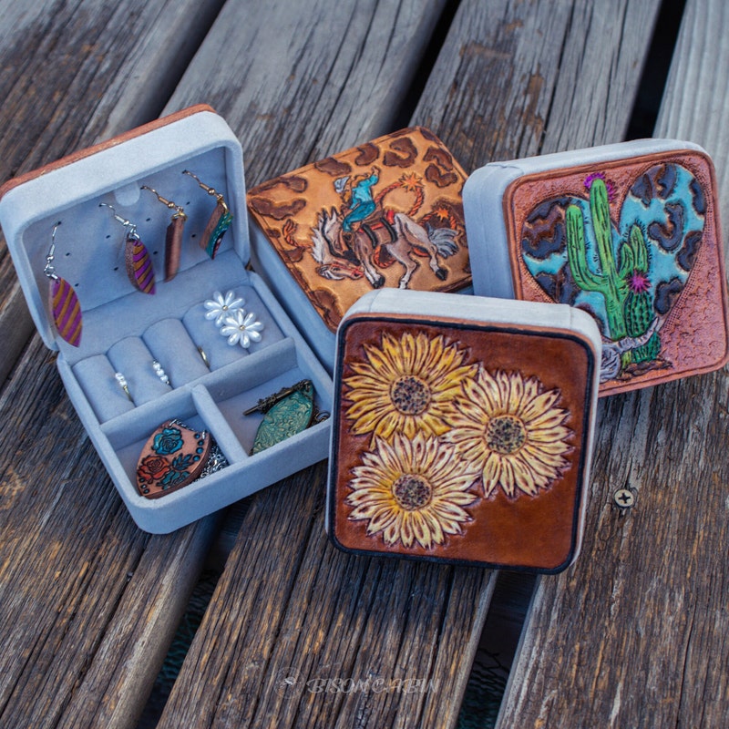 Handmade Leather Jewelry - Etsy