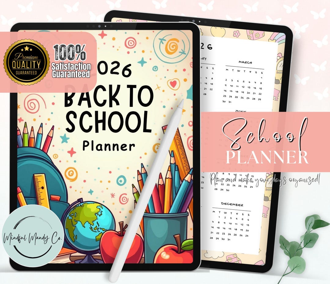 2026 Back to School Planner: Printable Student Organizer (canva ...