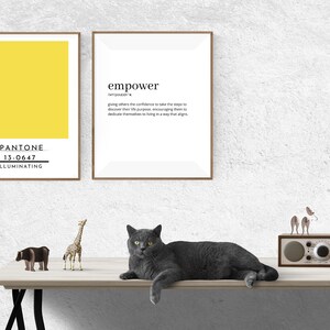 Empower Definition Printable Wall Art, Empower Poster, Empower Quote ...