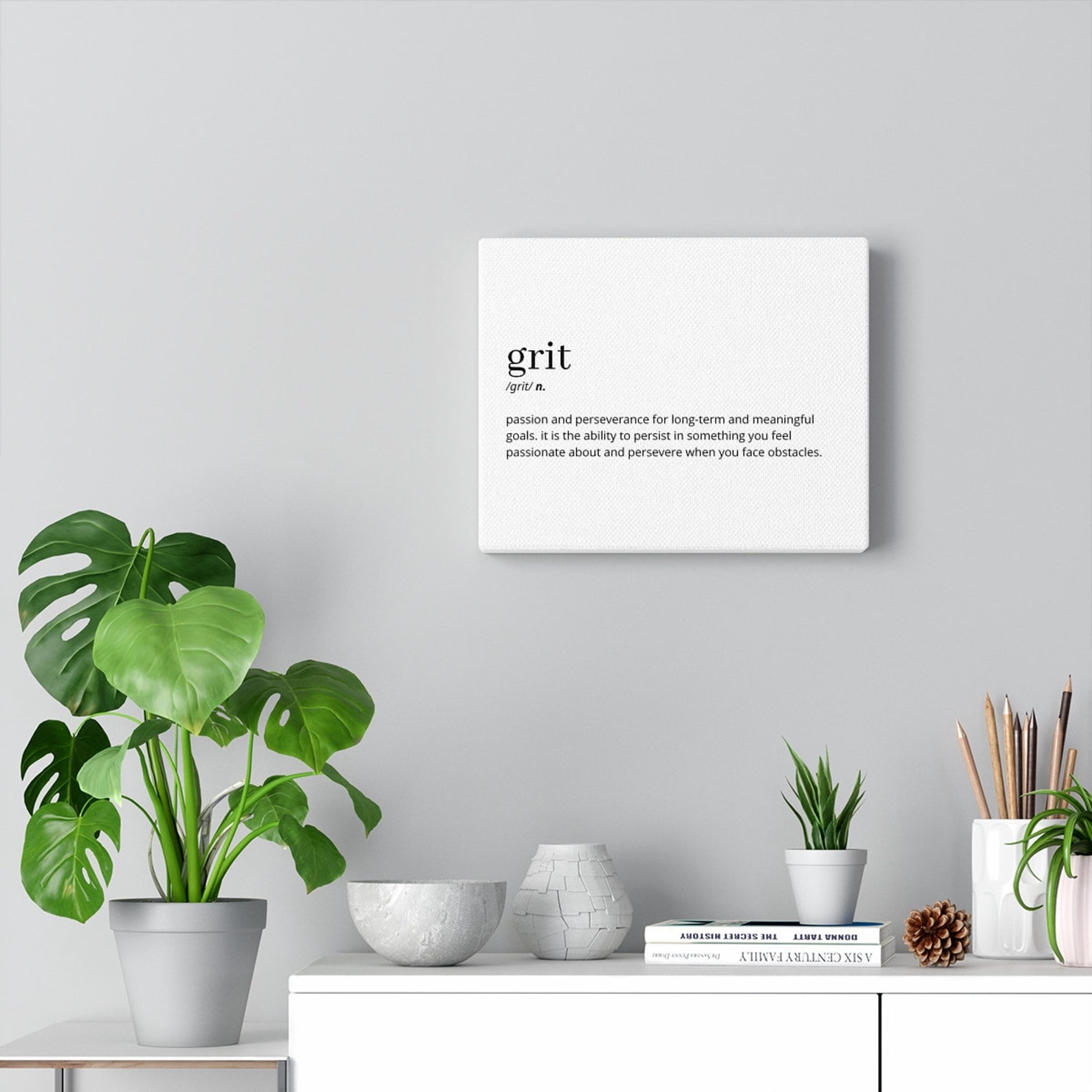 Grit Definition Printable Wall Art, Grit Print, Grit Poster, Grit Quote ...