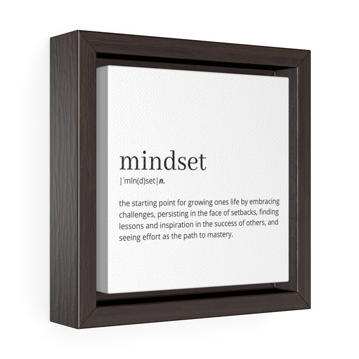 Mindset Definition - Printable Mindset Wall Art, Mindset Quote, Mindset ...