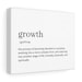 Growth Definition Printable Wall Art, Growth Poster, Growth Quote ...