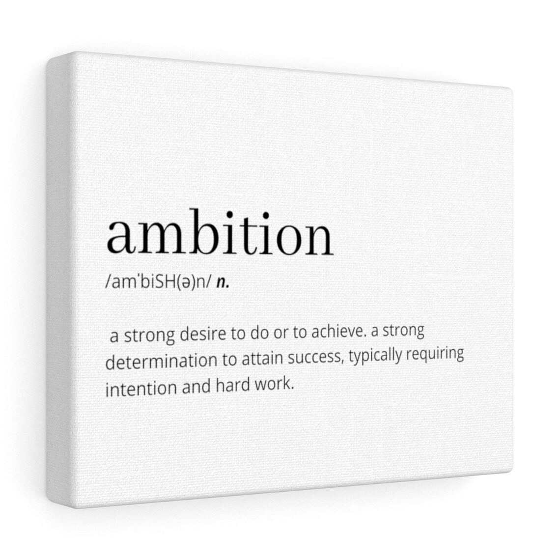 Ambition Definition, Printable Wall Art, Ambition Poster, Ambition ...