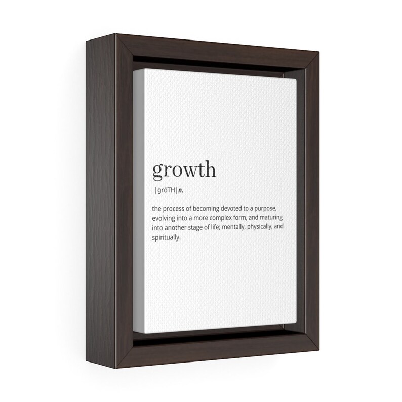 Growth Definition Printable Wall Art, Growth Poster, Growth Quote ...