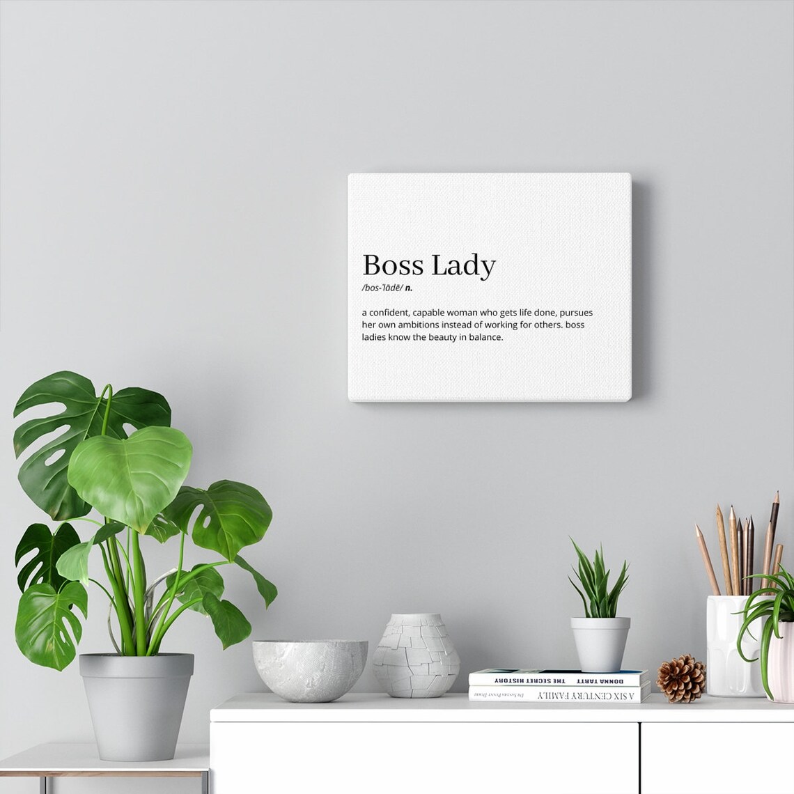 Boss Lady Printable Wall Definition Art, Boss Babe Print, Boss Lady ...