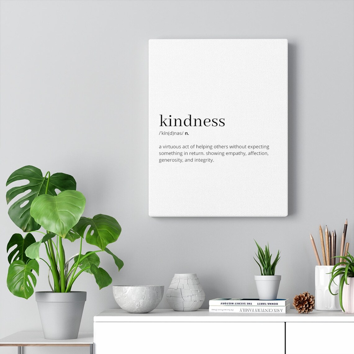 Kindness Definition Printable Wall Art, Kindness Quote, Kindness Poster ...