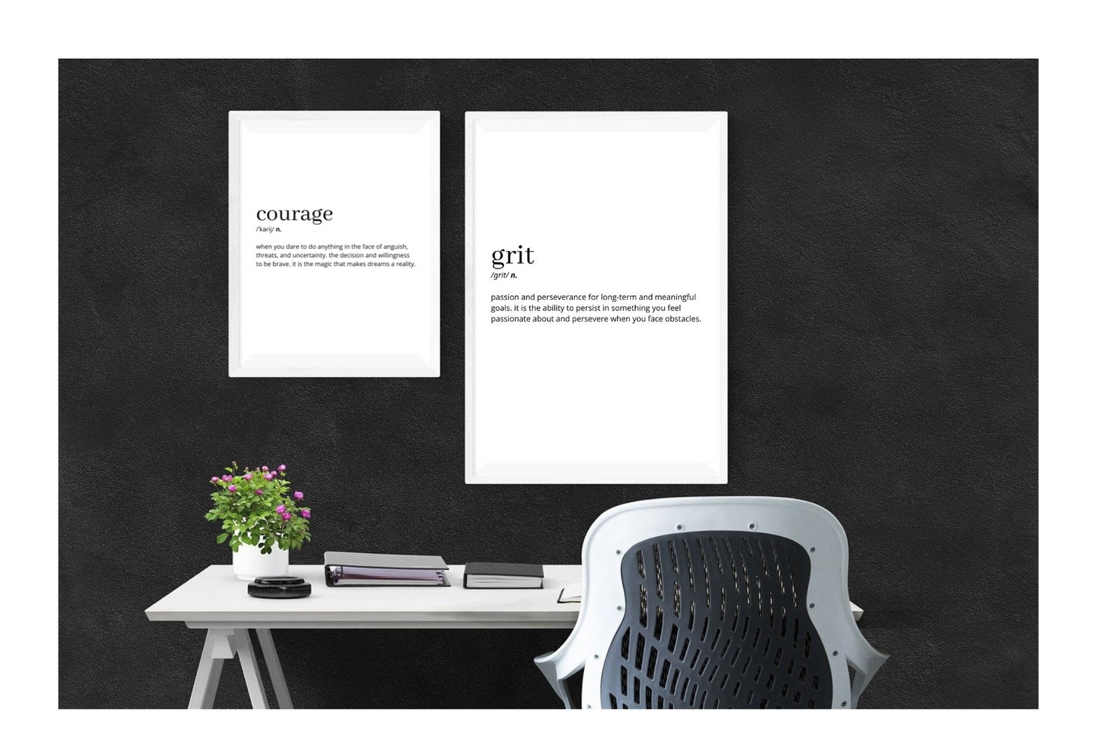 Courage Definition Printable Wall Art, Courage Quote, Courage Poster ...