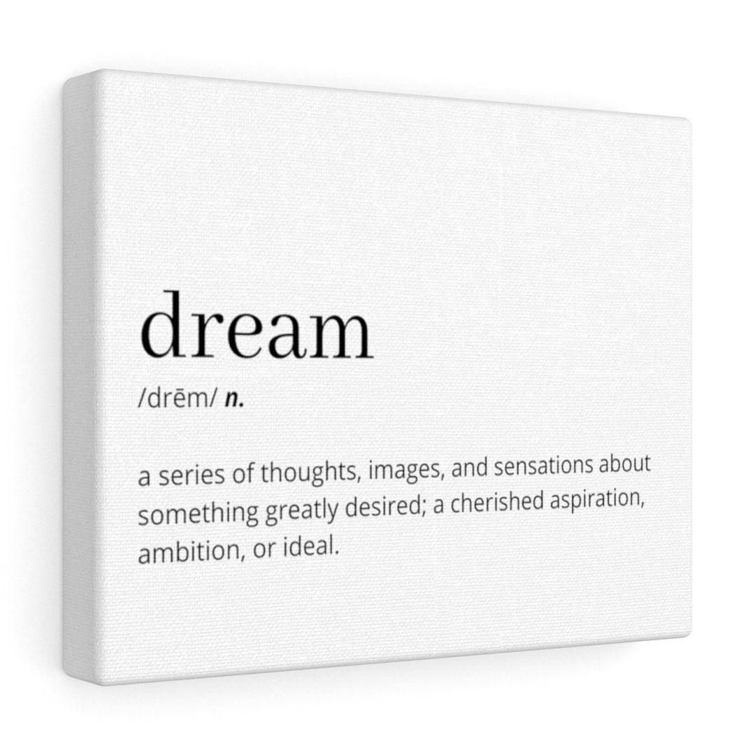 Dream Definition Printable, Dream Wall Art, Dream Quote, Dream Poster ...