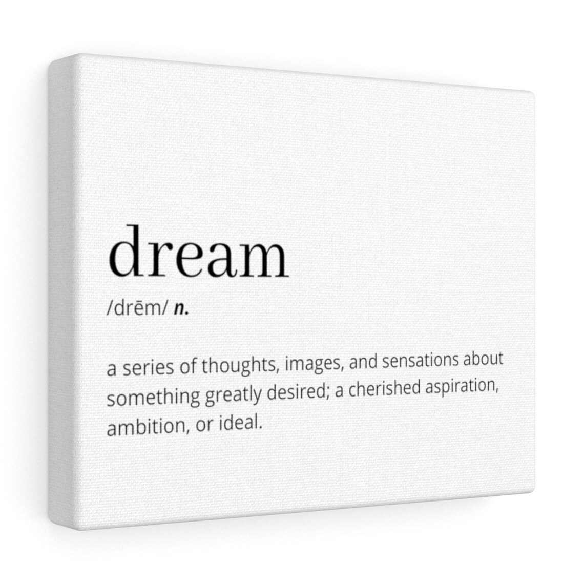 Dream Definition Printable, Dream Wall Art, Dream Quote, Dream Poster ...