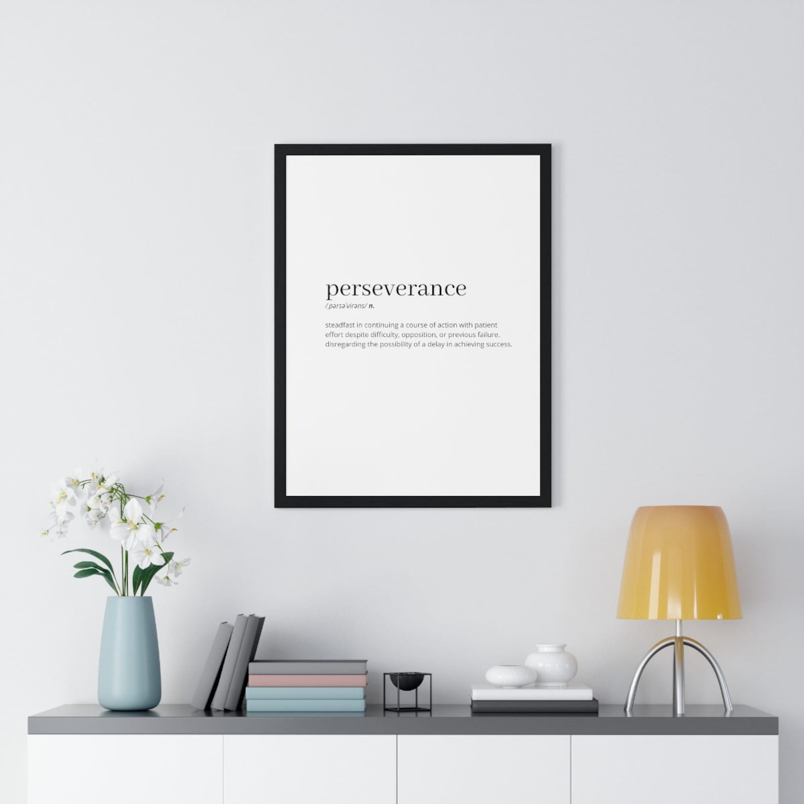 Perseverance Definition Printable Wall Art, Perseverance Poster ...