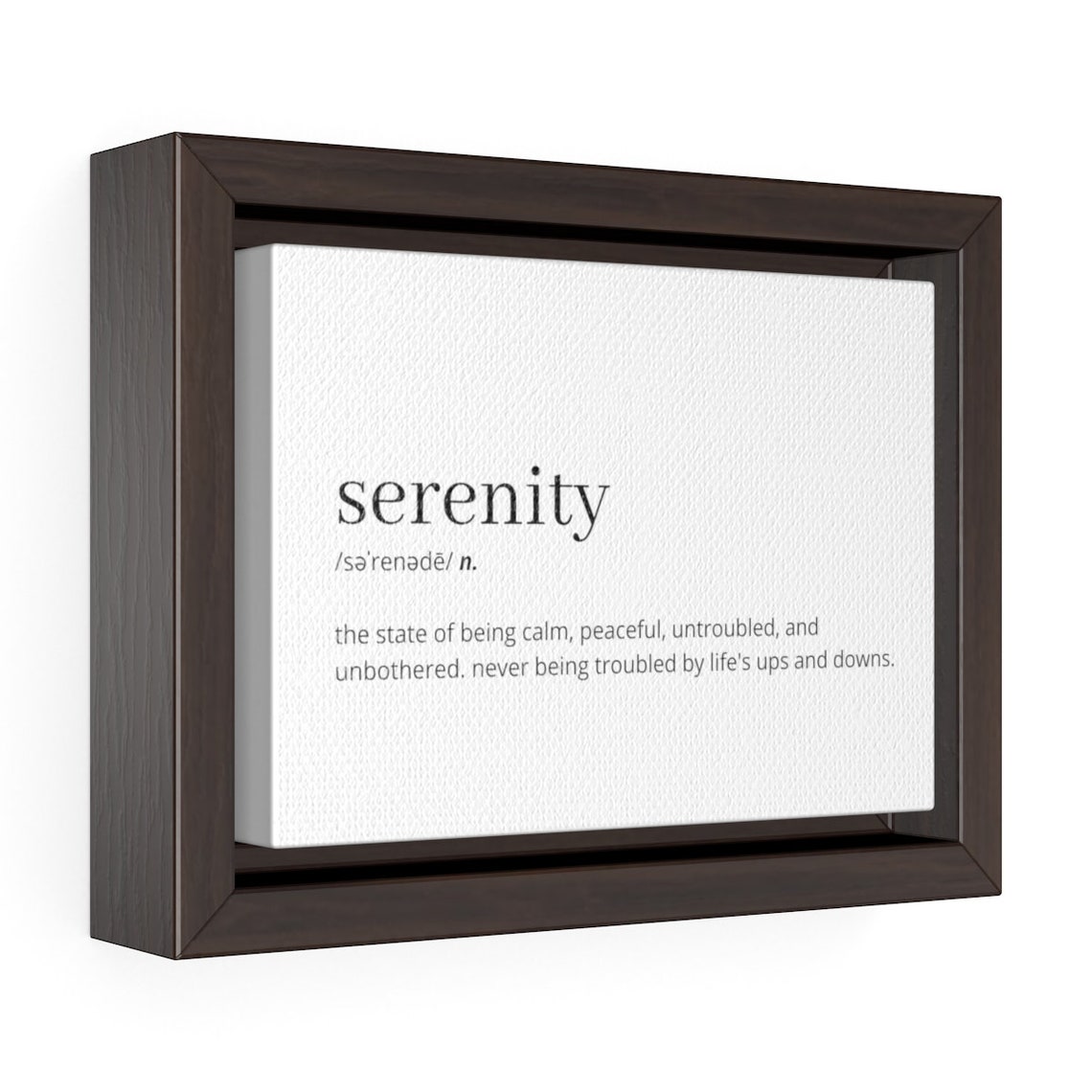 Serenity Definition Printable, Serenity Wall Art, Serenity Quote ...