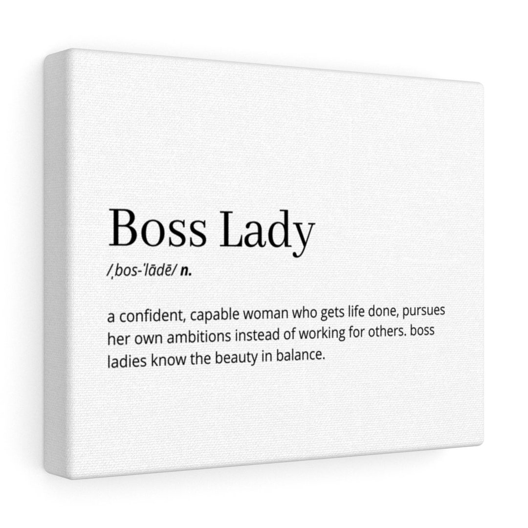 Boss Lady Printable Wall Definition Art, Boss Babe Print, Boss Lady ...