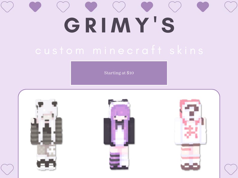 Custom Minecraft Skins - Etsy