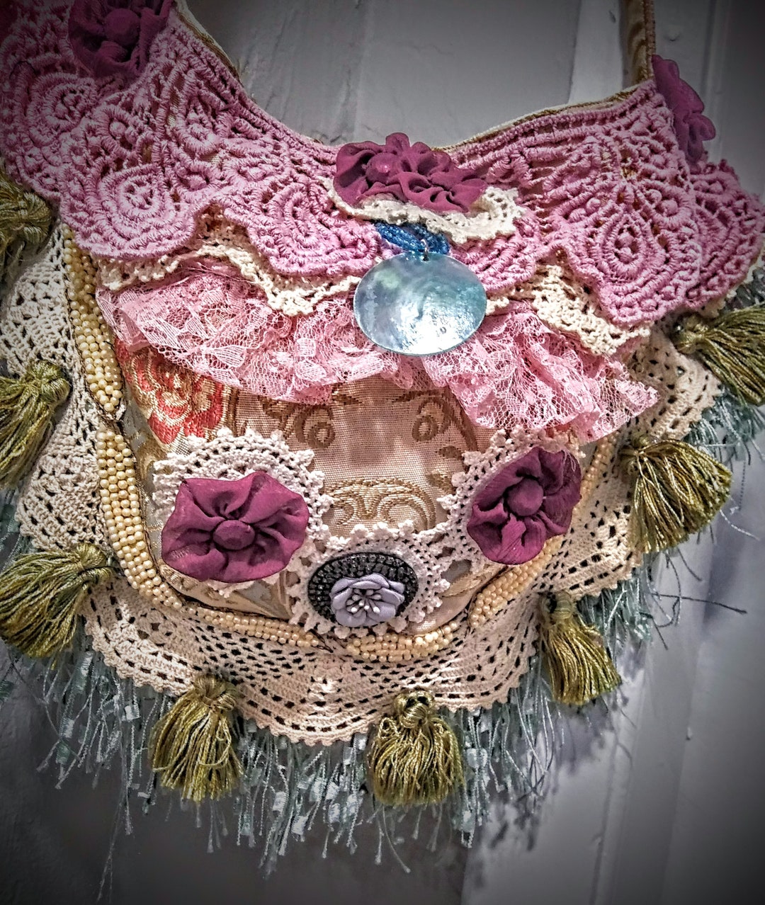 Boho Gypsy Hippie Shabby Chic Handbag, One of A Kind - Etsy