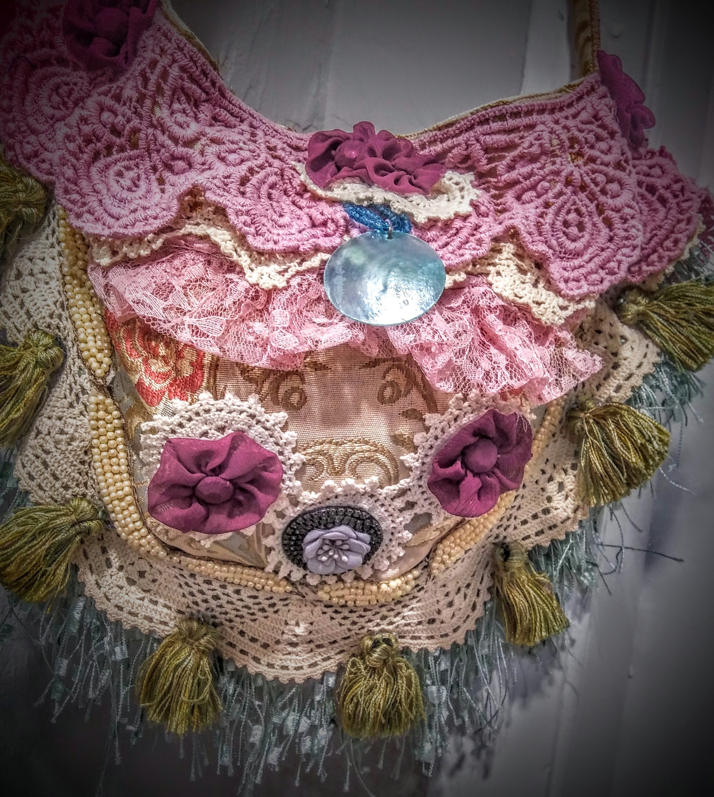 Boho Gypsy Hippie Shabby Chic Handbag, One of A Kind - Etsy