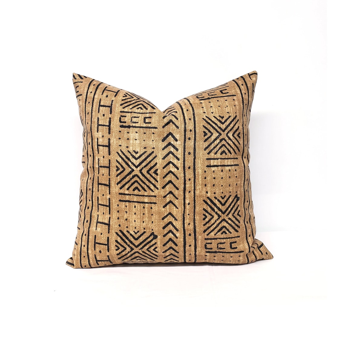 Mudcloth Print Pillow Cover, African Inspired, Pecan Color - Etsy