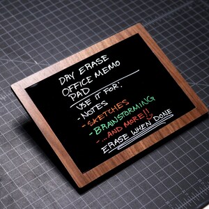 Dry Erase Memo Pad laser Cut SVG Digital File and Instructions Only - Etsy