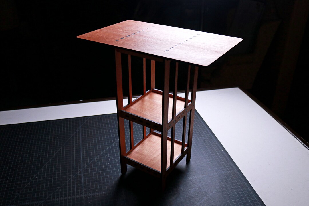Contemporary End Table (laser Cut SVG Digital File and Instructions ...