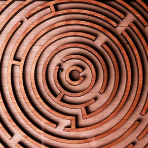 Custom Ball Maze (laser Cut SVG Digital File and Instructions Only) - Etsy