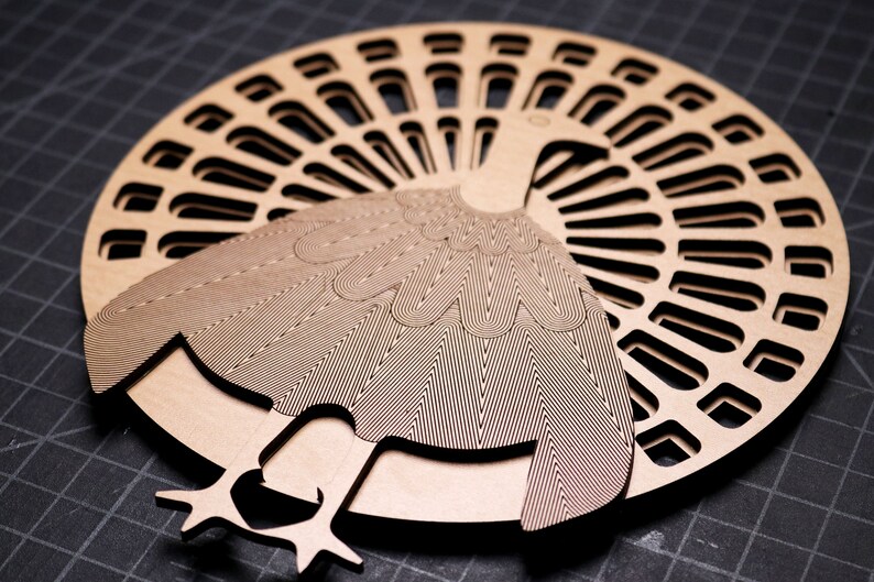 Layered Mandala Turkey Art laser Cut SVG Digital File and - Etsy