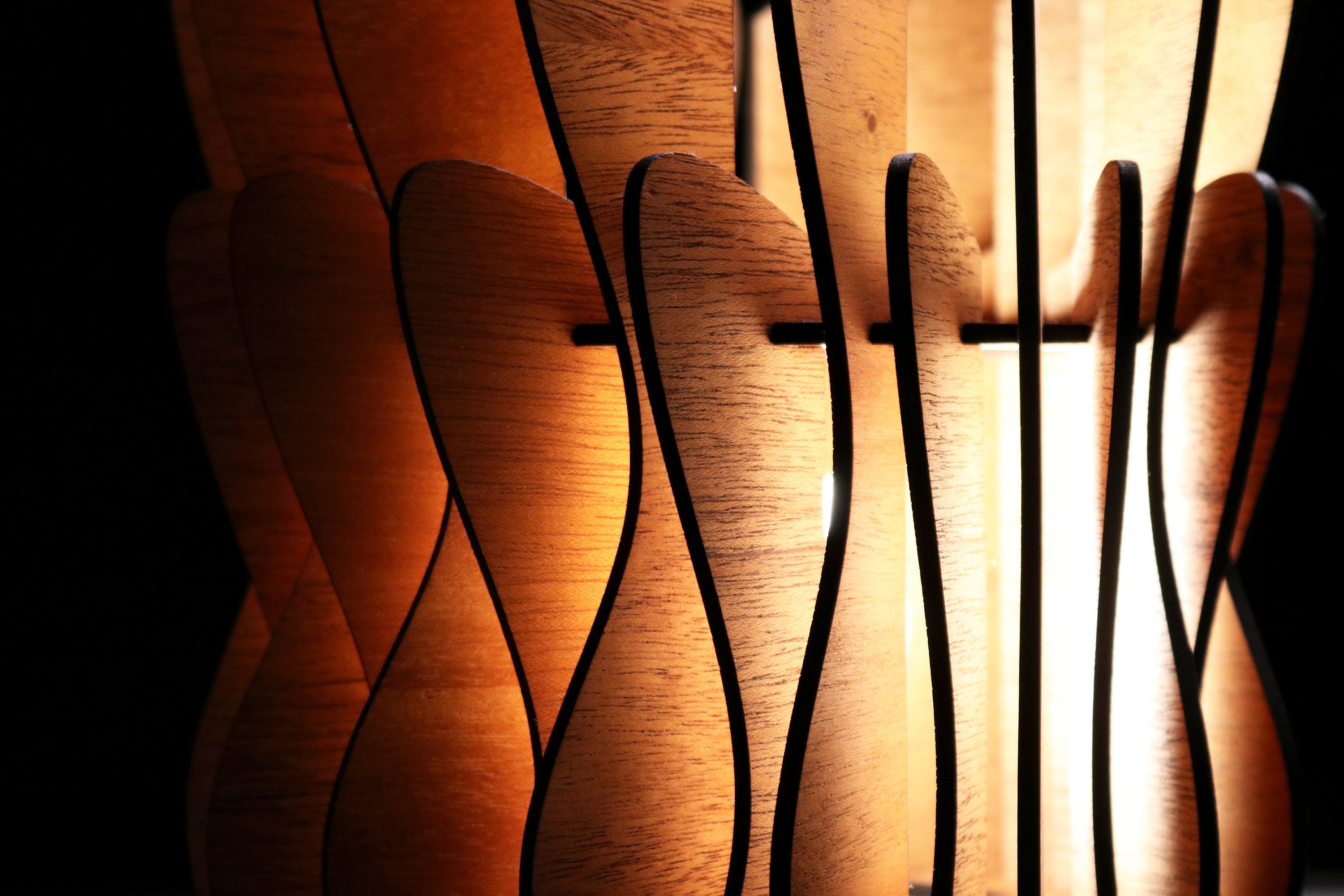 Ocean Inspired Wood Light (laser Cut SVG Digital File and Instructions ...