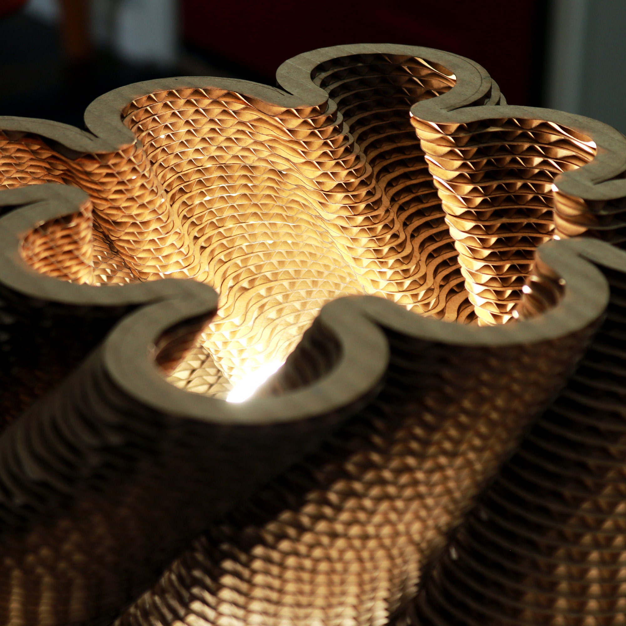 Cardboard Hive Light laser Cut SVG Digital File and | Etsy