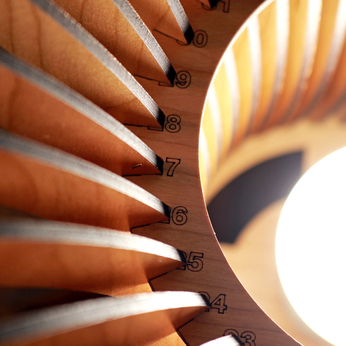 Wood Shell Lamp laser Cut SVG Digital File and Instructions - Etsy