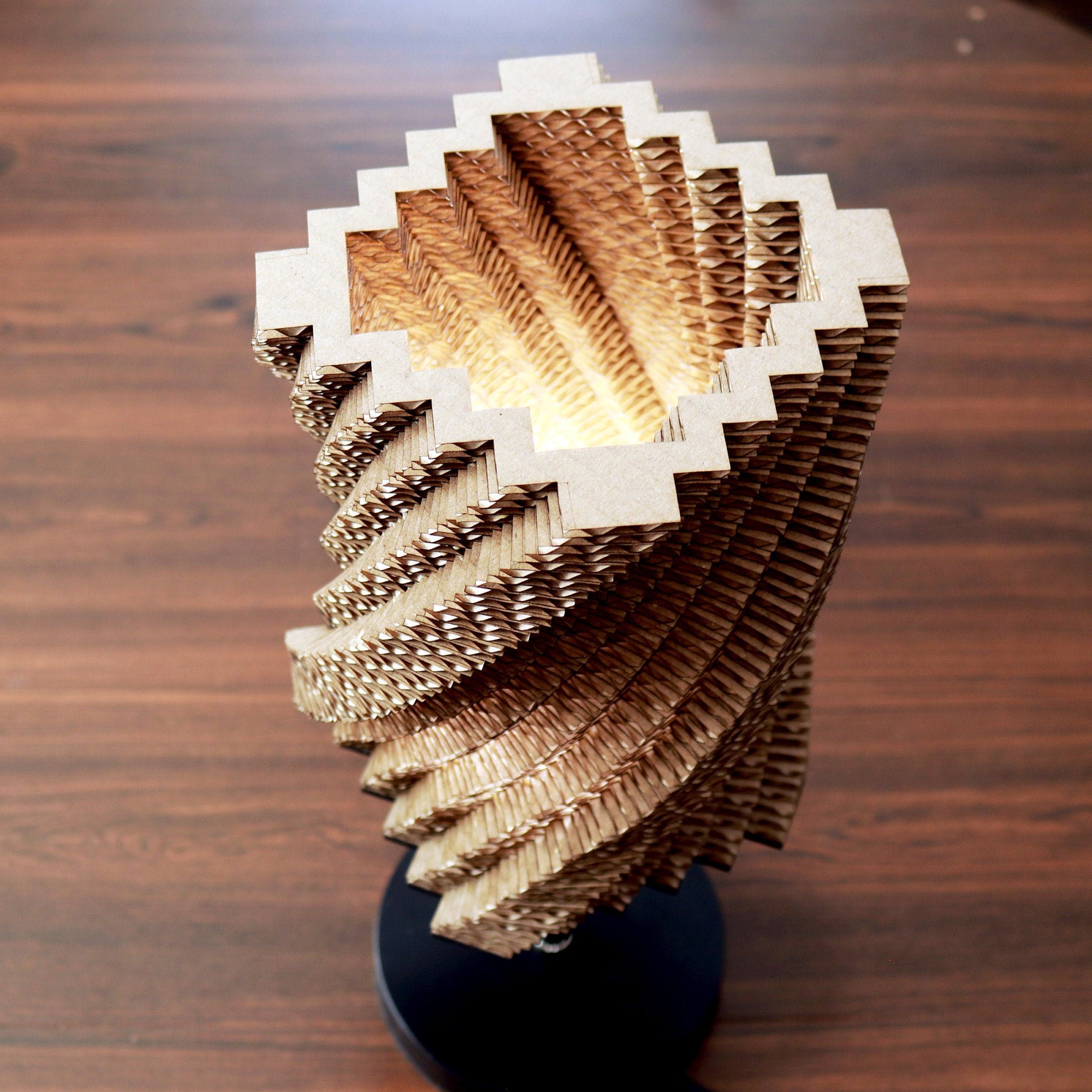 Cardboard Minecraft Inspired Light laser Cut SVG Digital File | Etsy