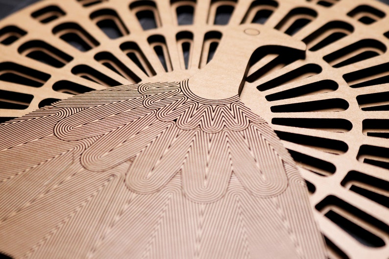 Layered Mandala Turkey Art laser Cut SVG Digital File and - Etsy