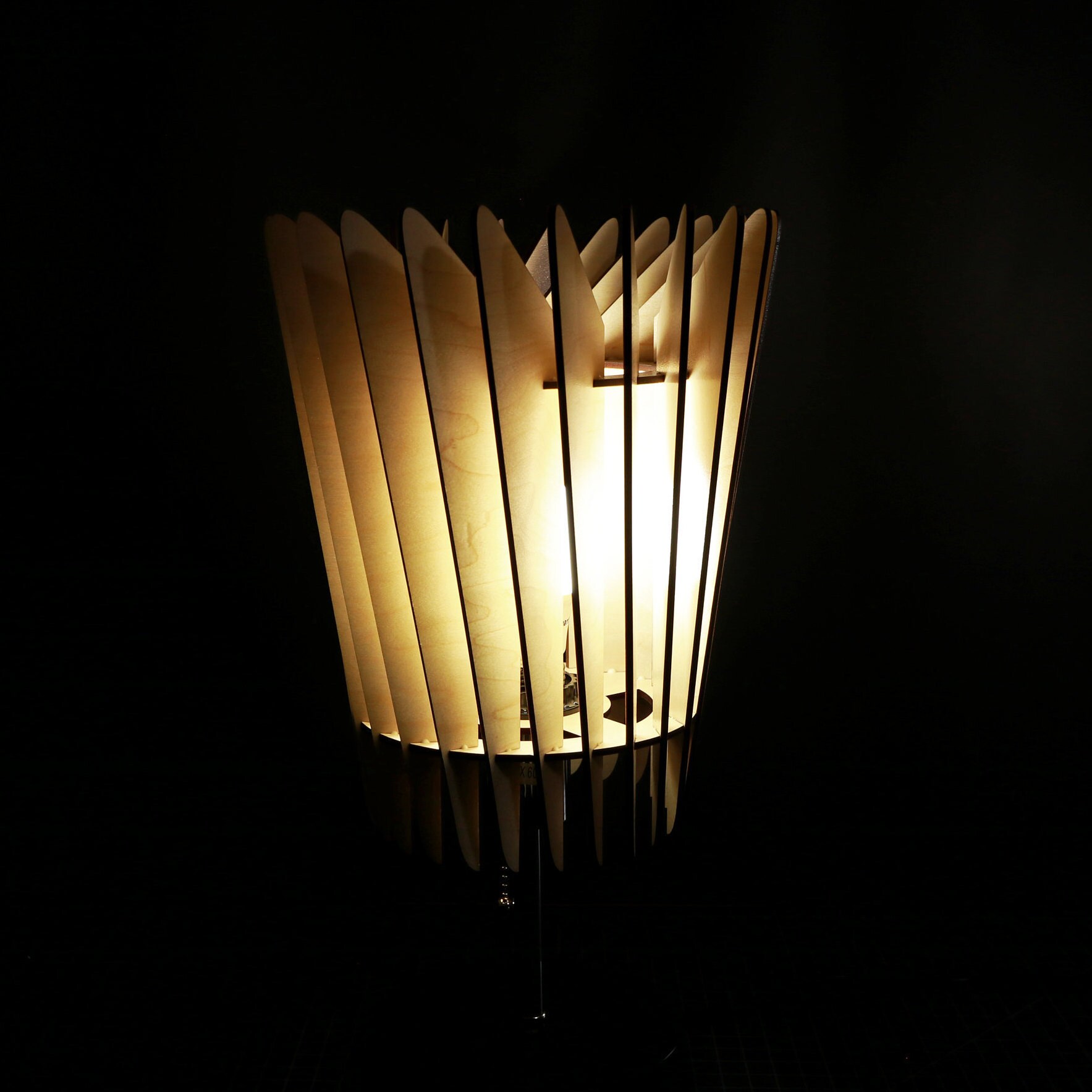 Wood Funnel Light laser Cut SVG Digital File and Instructions | Etsy