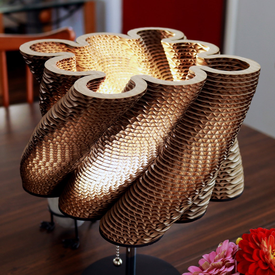 Cardboard Hive Light laser Cut SVG Digital File and | Etsy