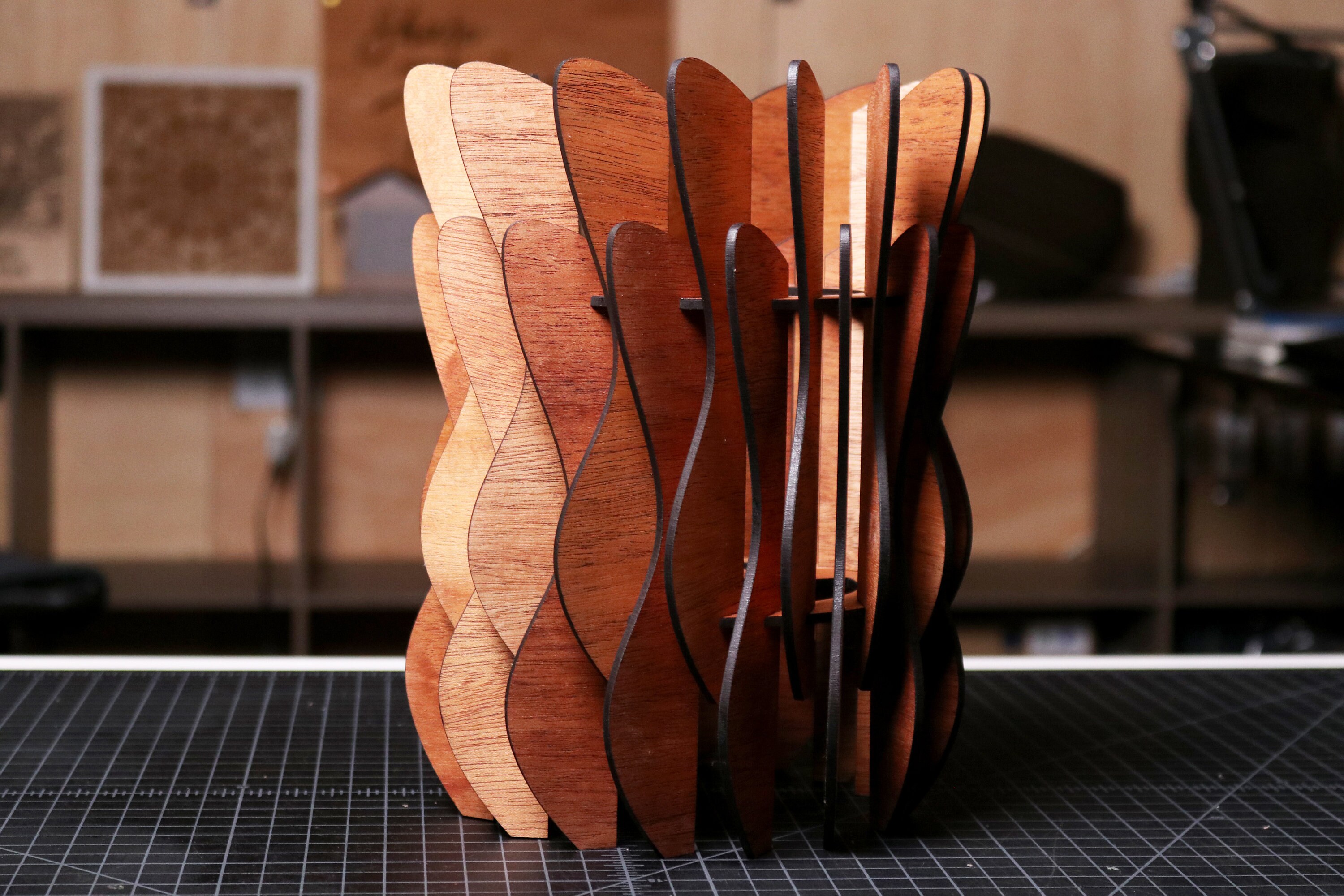 Ocean Inspired Wood Light laser Cut SVG Digital File and - Etsy